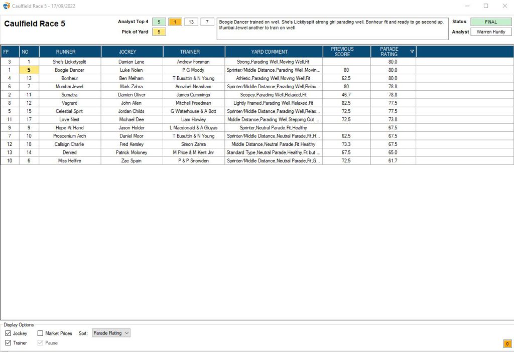 Expert Form Racing Analytics - Desktop Edition - Racing Analytics ...